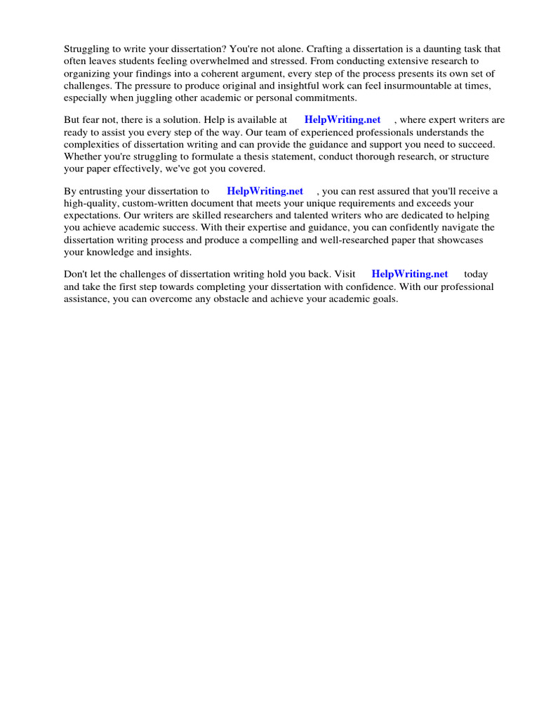 Dissertation Opening Line | PDF | Essays | Thesis