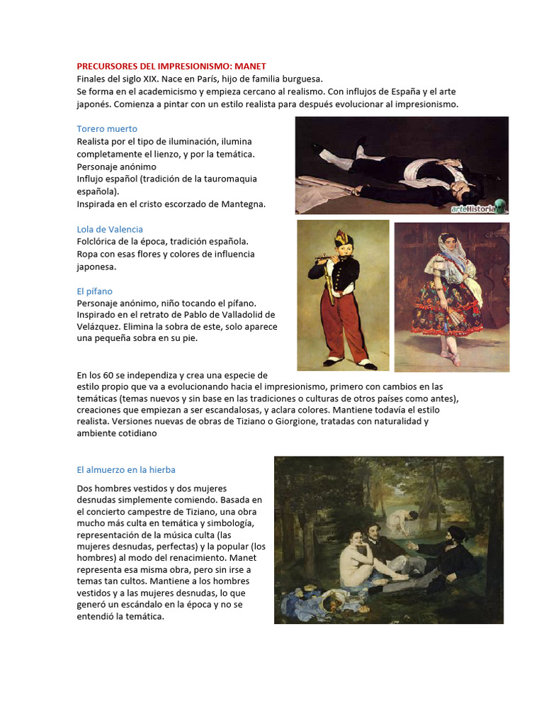 Impresionismo y Postimpresionismo Gulag Free | PDF | Impresionismo ...