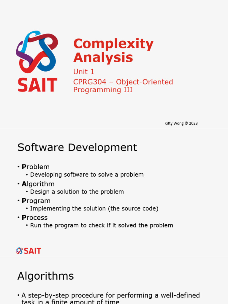 1 ComplexityAnalysis | PDF | Time Complexity | Algorithms