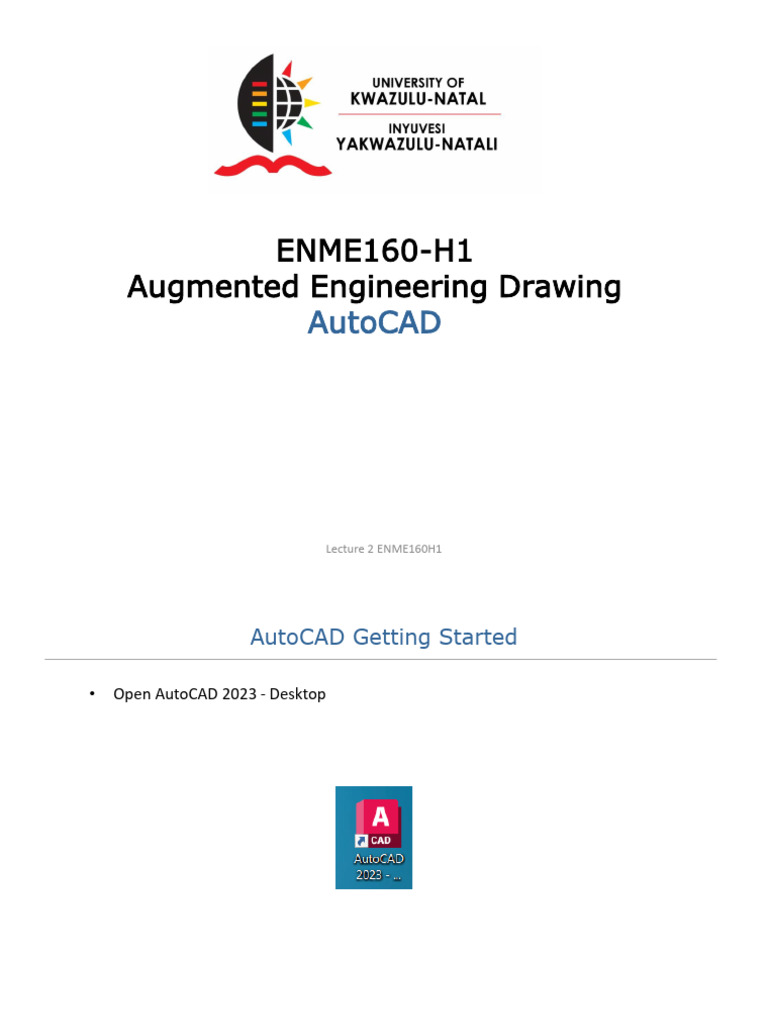 Lec 2 Introduction To Autocad P1 Pdf Window Computing Auto Cad