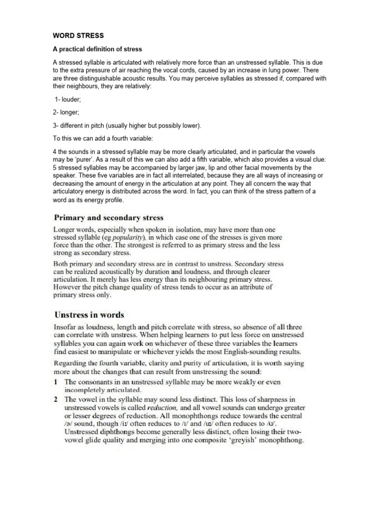 A Practical Definition of Stress | PDF