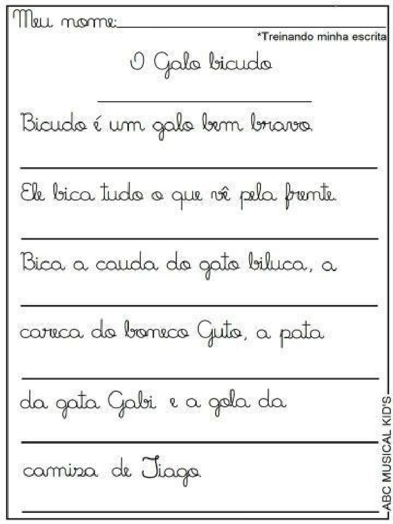 Atividades para Alfabetização | PDF