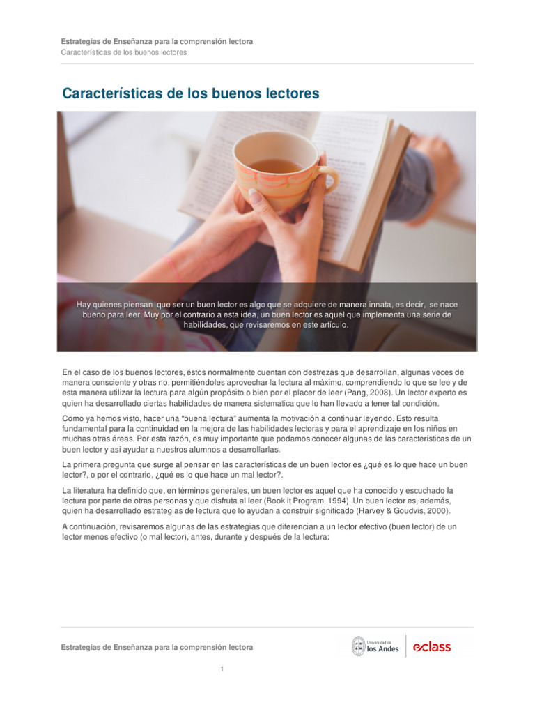 Estrategias para Lectores Efectivos | PDF | Comprensión lectora ...