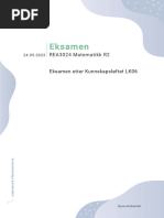 Eksamen: MAT1151 Matematikk 2P-Y | PDF