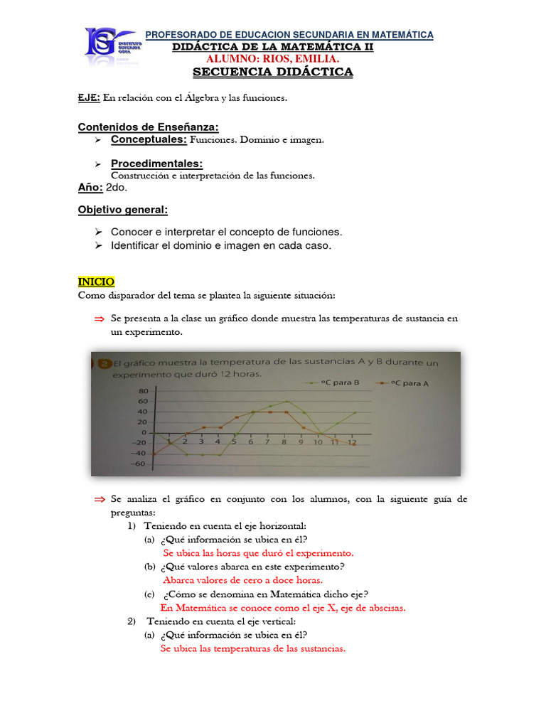 7-2da SECUENCIA-Didactica2-Rios - Emilia | PDF | Función (Matemáticas ...
