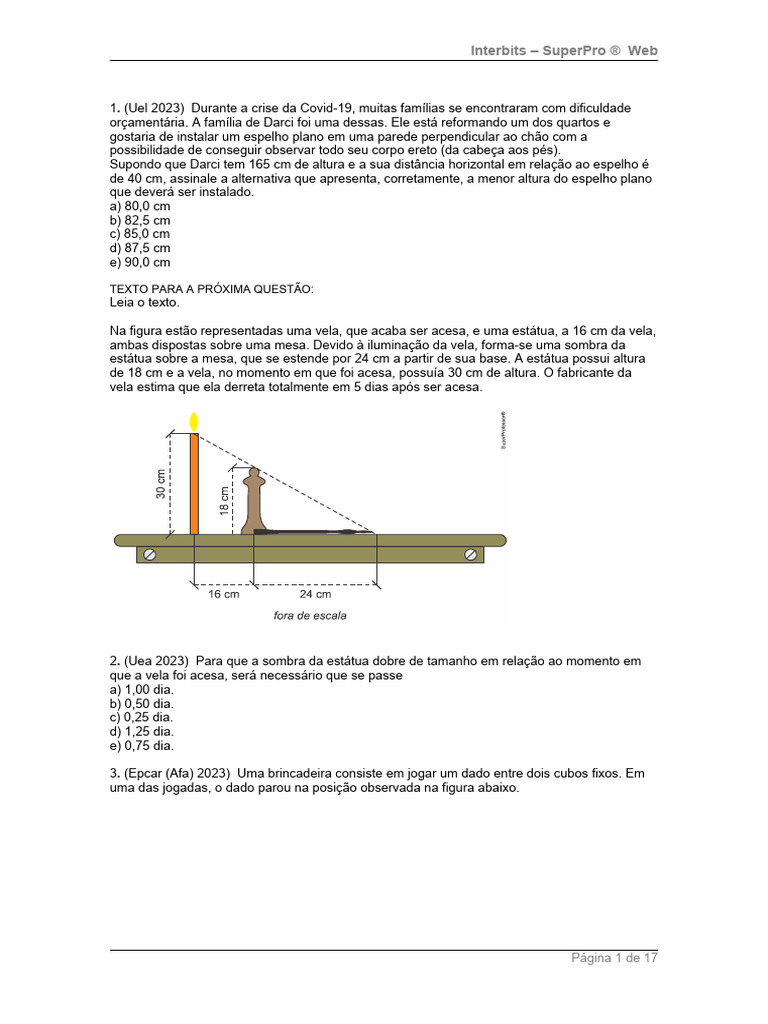 Lista de Plana - Triã Ngulos Semelhanã A | PDF