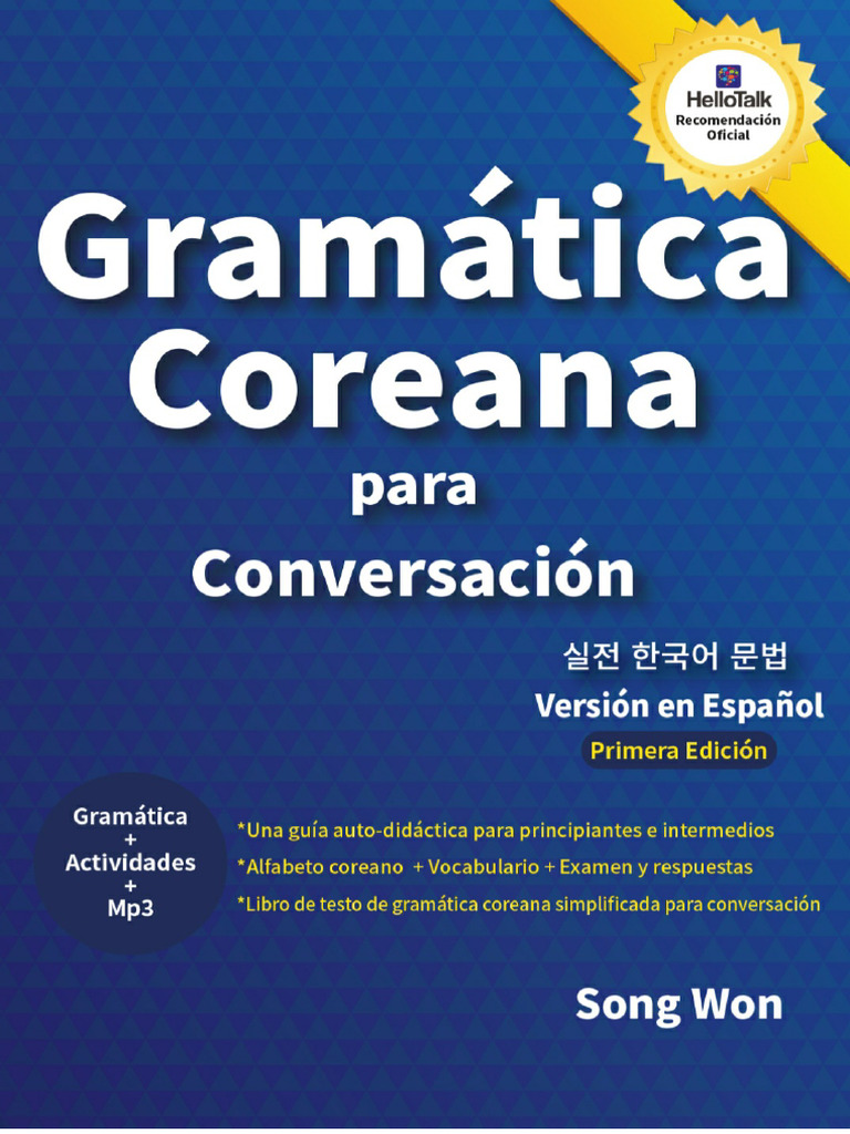 GRAMÁTICA COREANA para Conversación | PDF