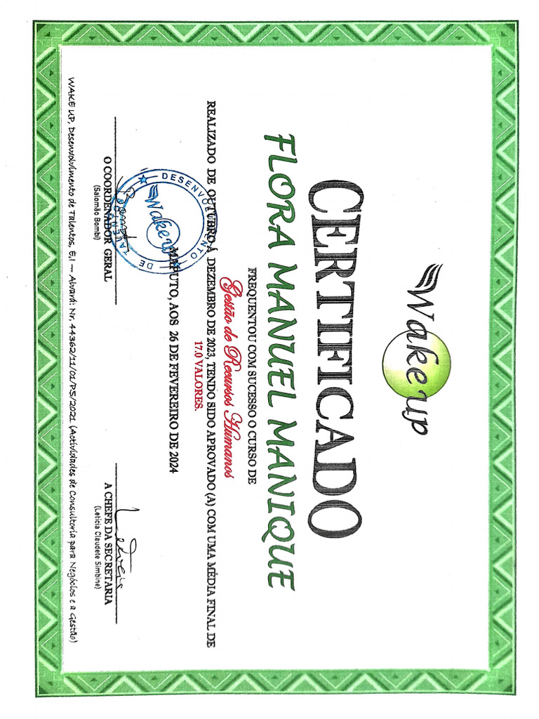 Flora Manuel-Grh | PDF