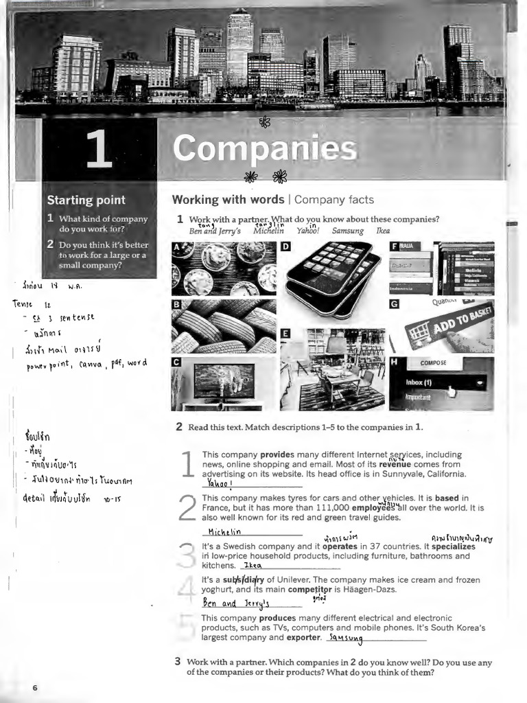 Business English: Company Overview | PDF | Stress (Linguistics) | Customer