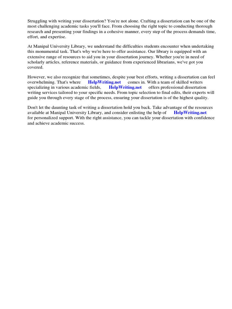 Manipal University Library Dissertation Topics | PDF | Libraries ...