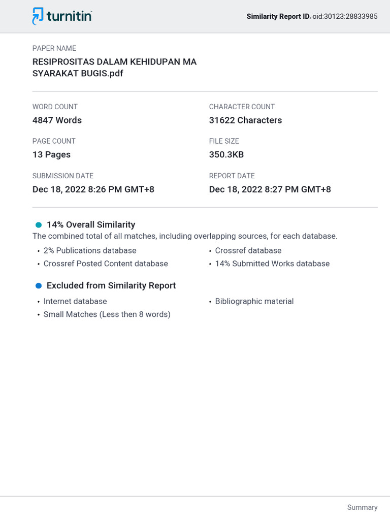 Resiprositas Dalam Kehidupan Masyarakat Bugis | PDF