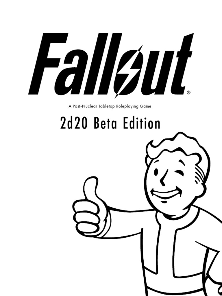 Fallout 2D20 Beta Edition-Extrait | PDF