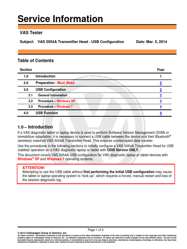 D4B80405EFA-VAS 5054A Transmitter Head-USB Configuration | PDF | Usb ...