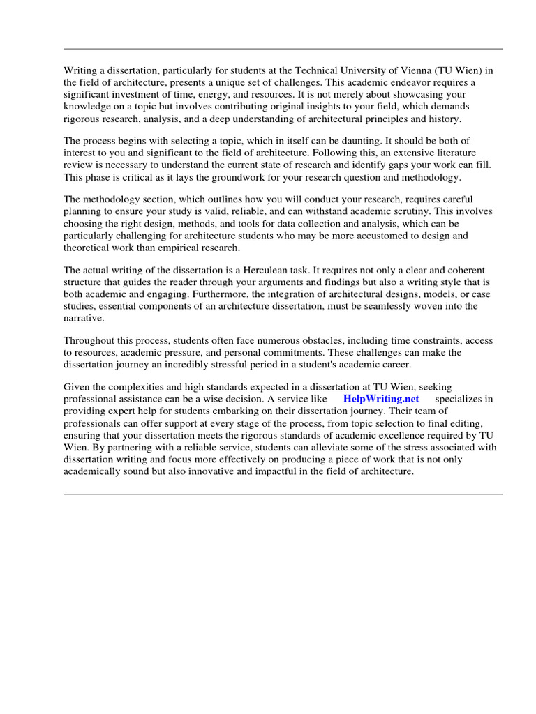 Dissertation Tu Wien Architektur | PDF | Thesis | Science Dissertation Tu Wien Architektur | PDF | Thesis | Science