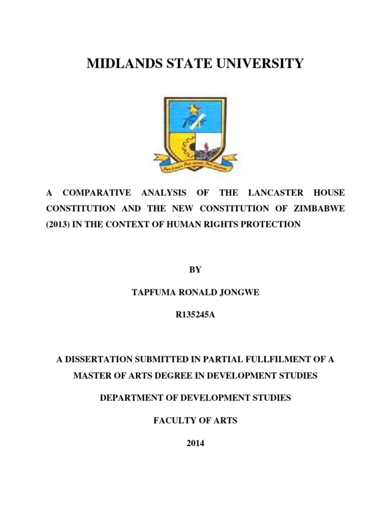 A Comparative Analysis of The Lancaster | PDF | Human Rights | Constitution