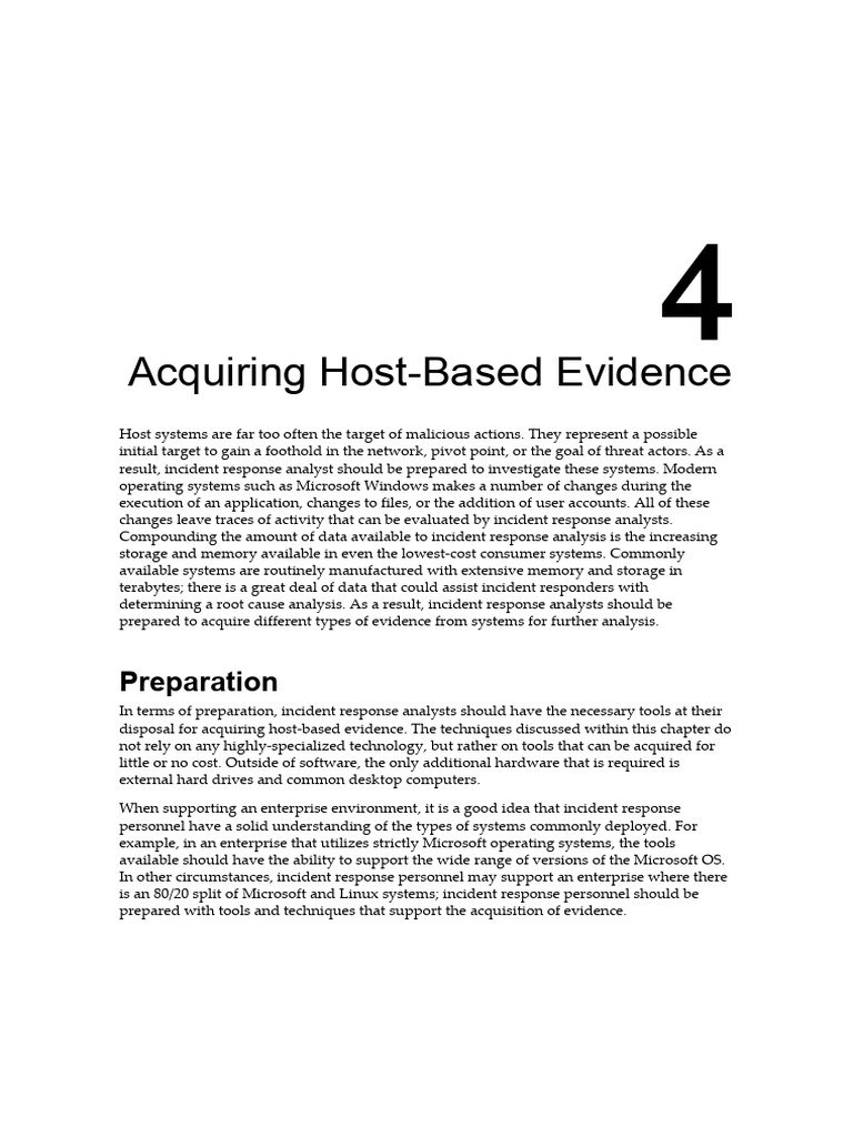 Forensics Basics | PDF | Operating System | Malware