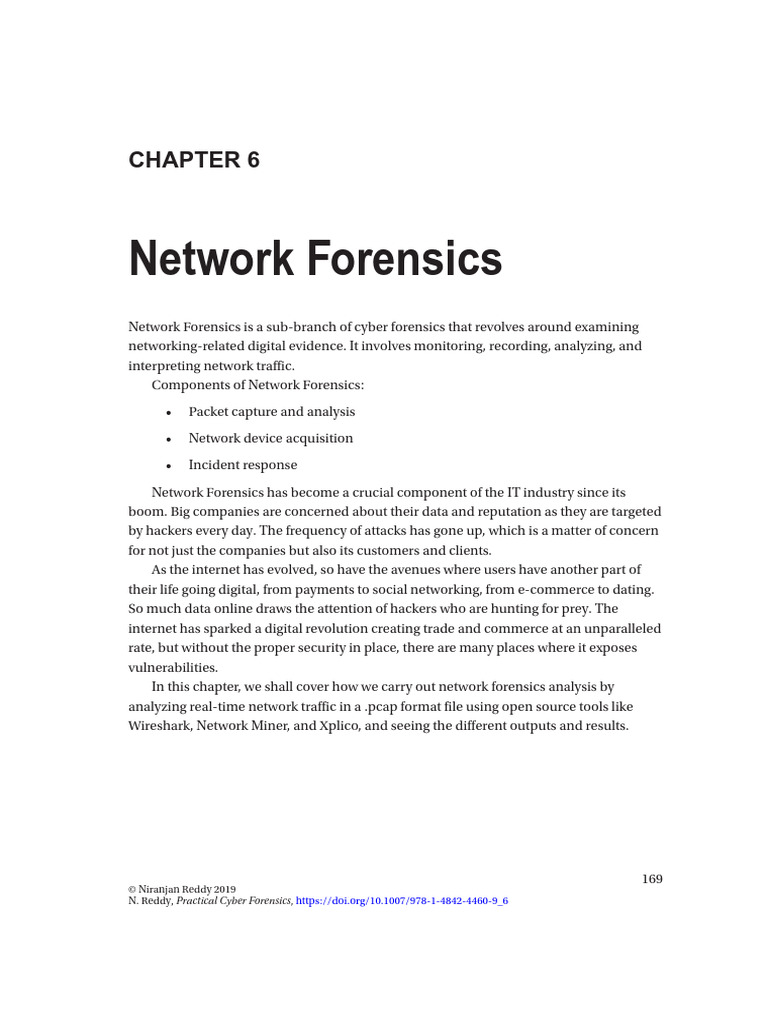 Network Forensics Part 1 | Download Free PDF | Transmission Control Protocol | Computer Network