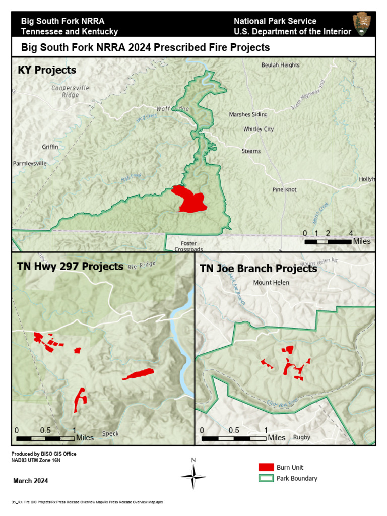 Prescribed Burn 2024 Map | PDF