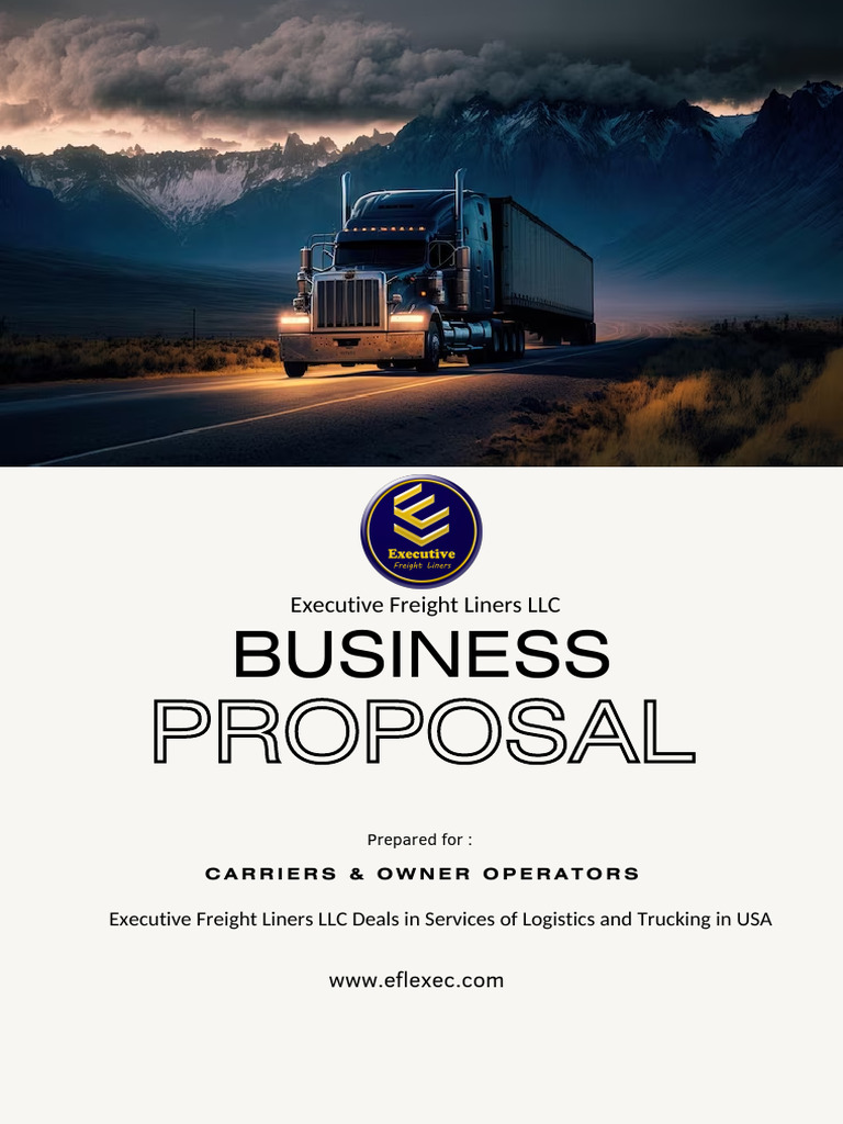 Business Proposal - Executive Freight Liners | PDF | Cargo | Economies