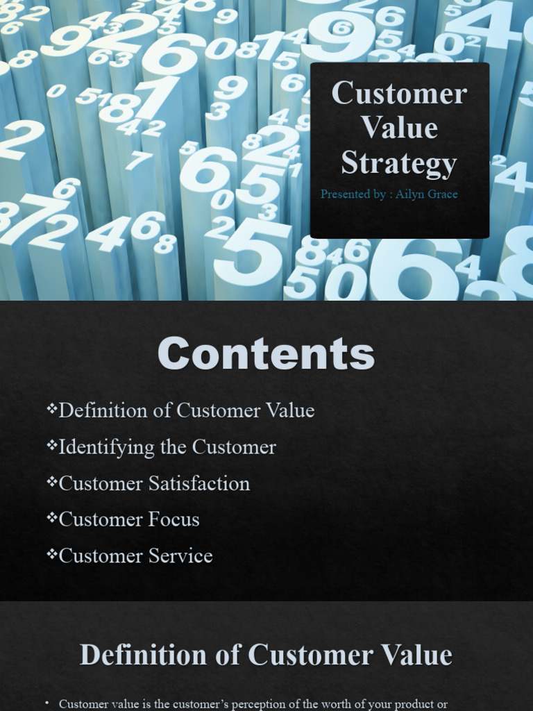 Customer Value Strategy | PDF | Business