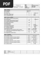 PSV Lesser Data Sheet - 1845 (ASME XIII (ASME VIII) Gas) | PDF | Valve ...