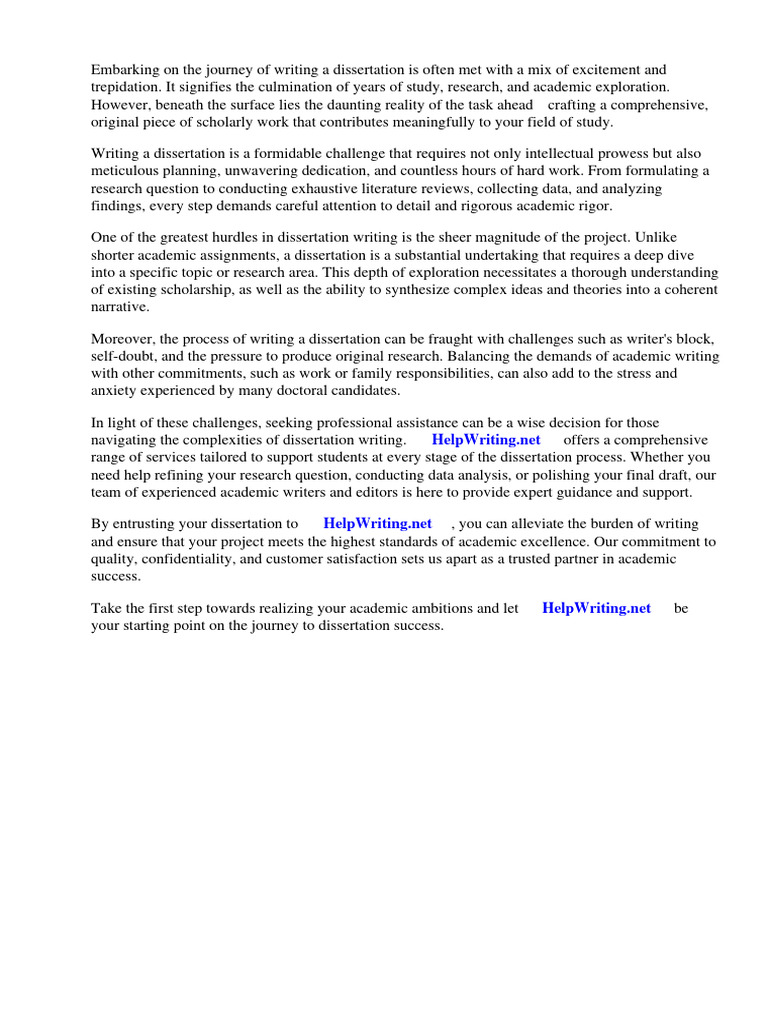 Dissertation Starting Point | PDF | Thesis | Methodology