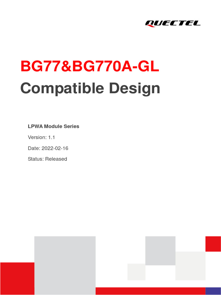 Quectel BG77 BG770A-GL Compatible Design V1.1 | PDF | Copyright | Trademark