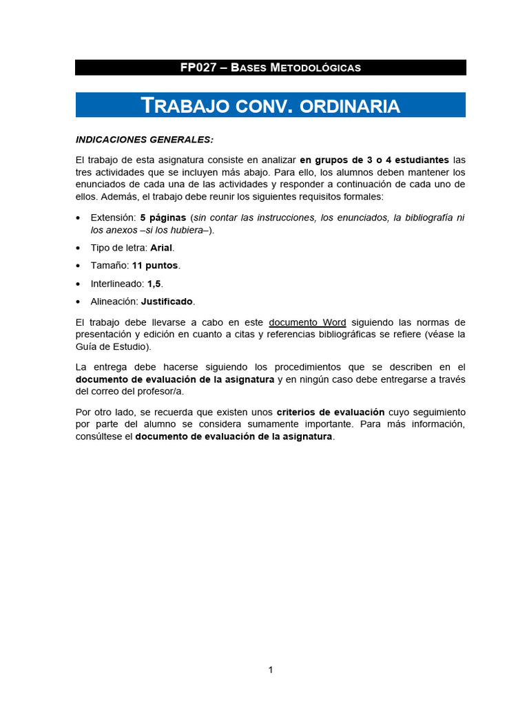 FP027 Trab CO Esp - v0r0 | PDF | Verbo | Comunicación