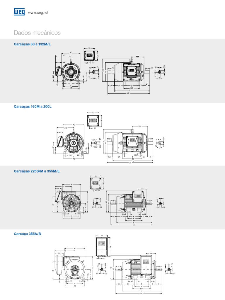 Motores WEG PDF | PDF | Energia elétrica | Eletromagnetismo