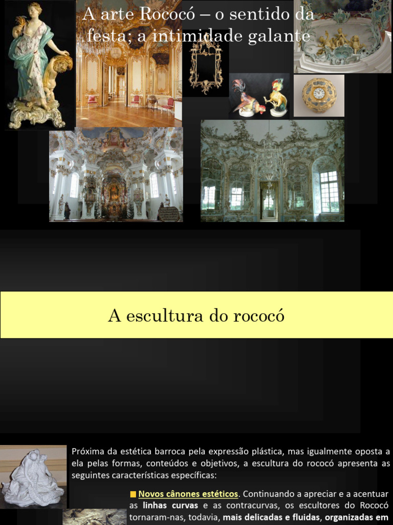 21º A cultura do Salão-arte Rococó – Escultura e pintura Rococó | PDF | Escultura | Retrato ...