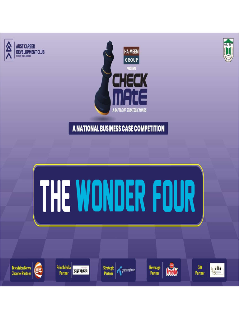 Team The Wonder Four Round 1 Checkmate | PDF