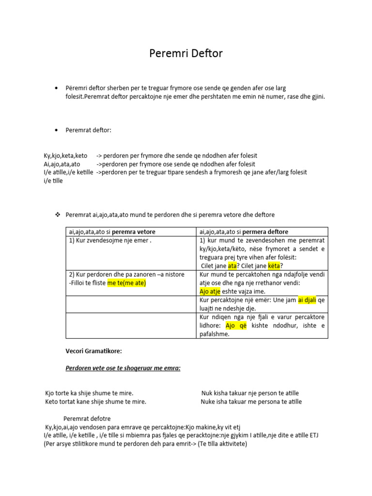 Peremri Deftor | PDF