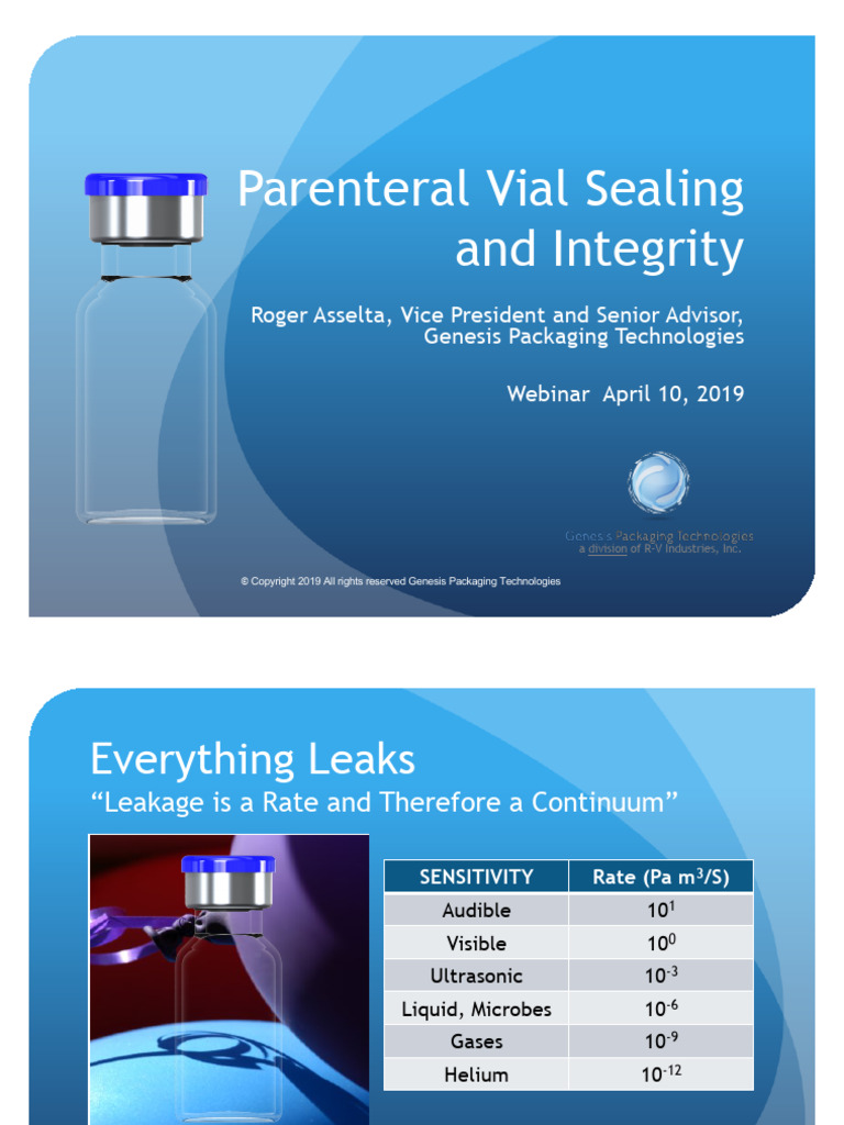 vial_integrity | PDF | Viscoelasticity | Elastomer
