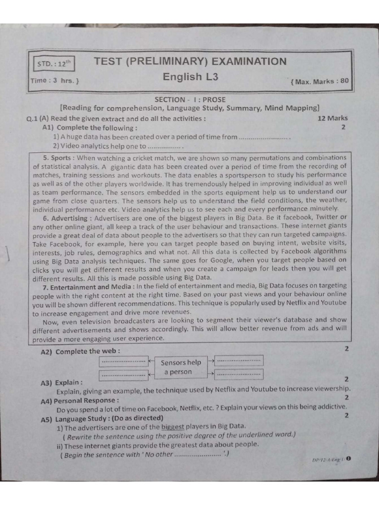 Class Notes English | PDF