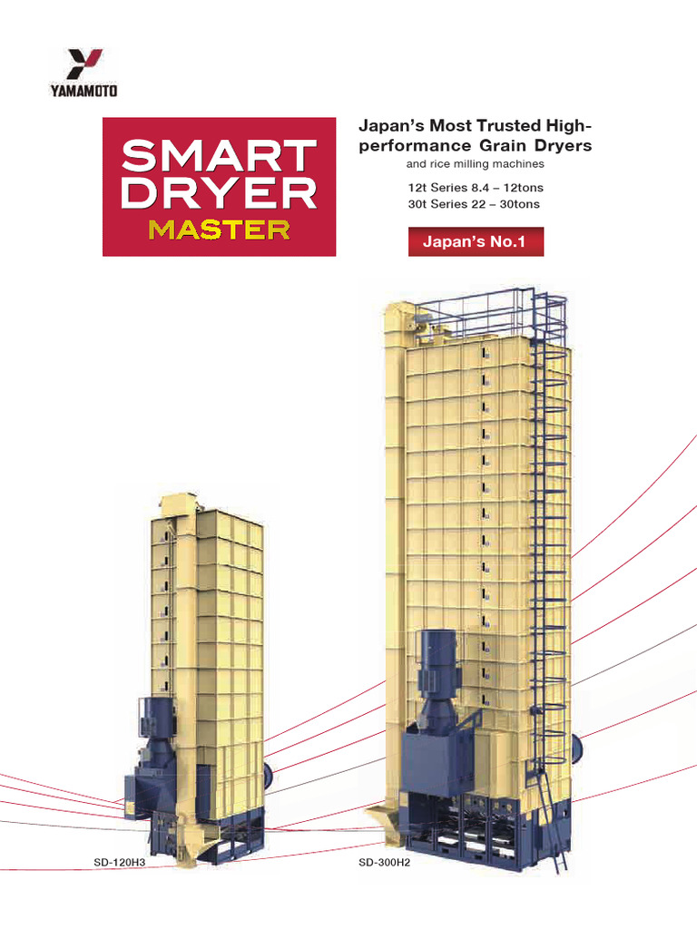 Japan's Top Grain Dryers & Milling Machines | PDF | Boiler | Clothes Dryer
