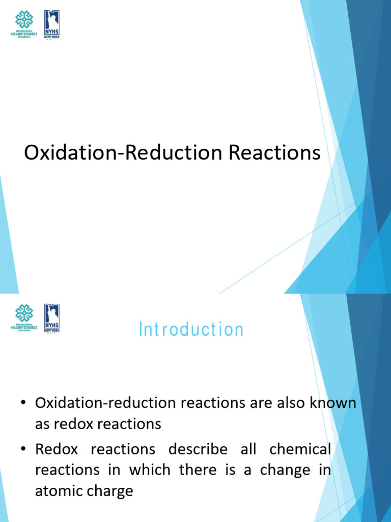 Understanding Oxidation-Reduction Reactions | PDF | Redox | Ion