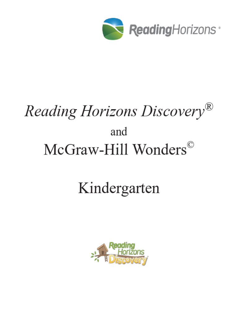 Discovery Sequence Wonders Mcgrawhill Kindergarten 2014 | PDF | Phonics ...