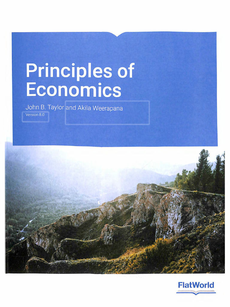 John B. Taylor, Akila Weerapana - Principles of Economics | PDF