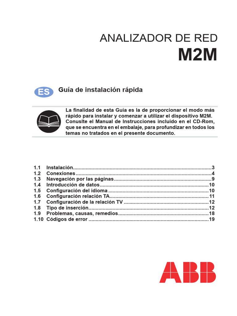 Quick Setup M2M - ES | PDF | Corriente alterna | Corriente continua