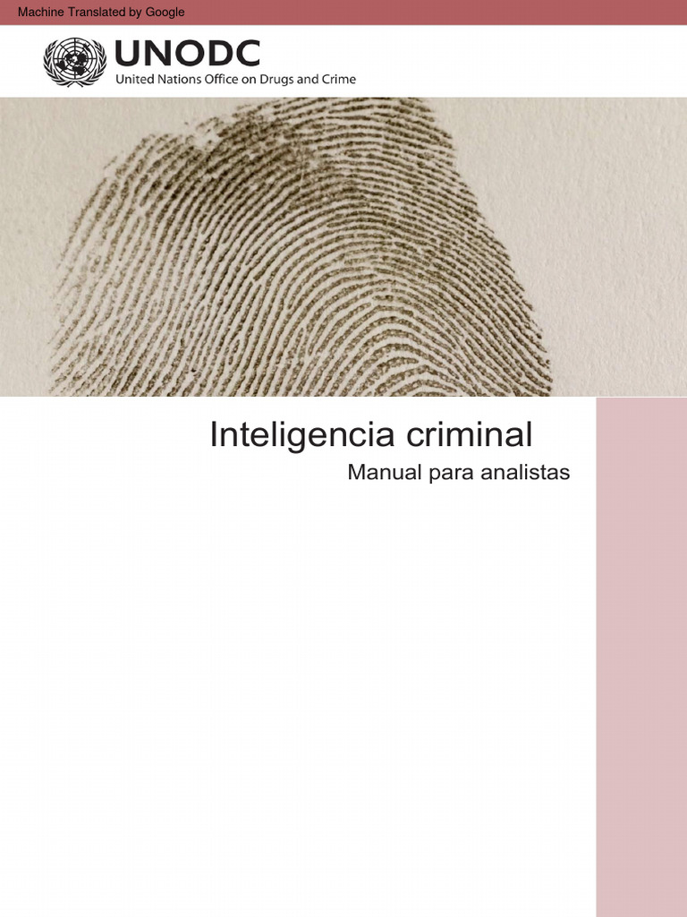 Criminal - Intelligence - For - Analysts (ESP) | PDF | Inteligencia ...