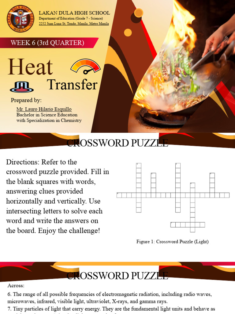 Science 7 - 3rd Quarter (Week 6) Heat Transfer | PDF | Heat Transfer ...