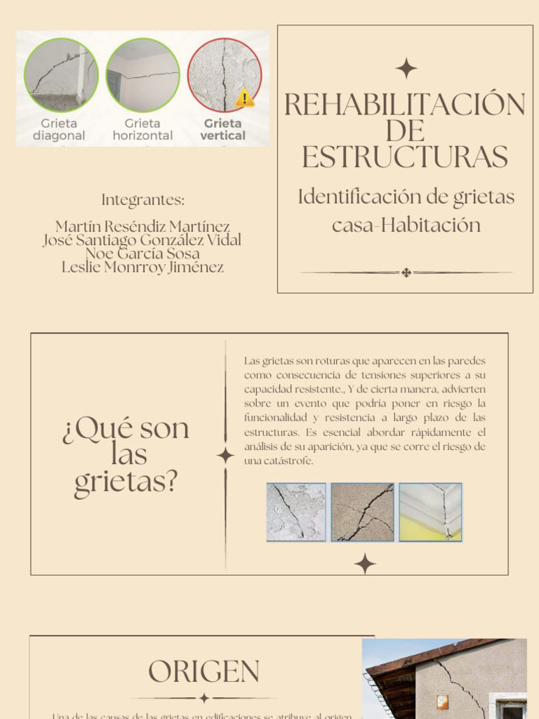 Análisis y Reparación de Grietas Estructurales | PDF | Hormigón ...