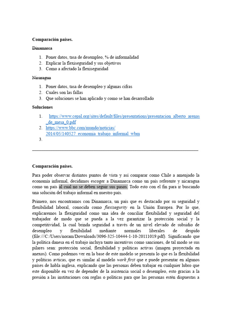 Economis Inst - Paises | PDF | Desempleo | Economias