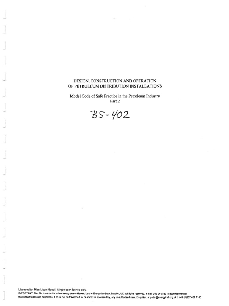 BS-402 - Part 2 | PDF | Liquefied Petroleum Gas