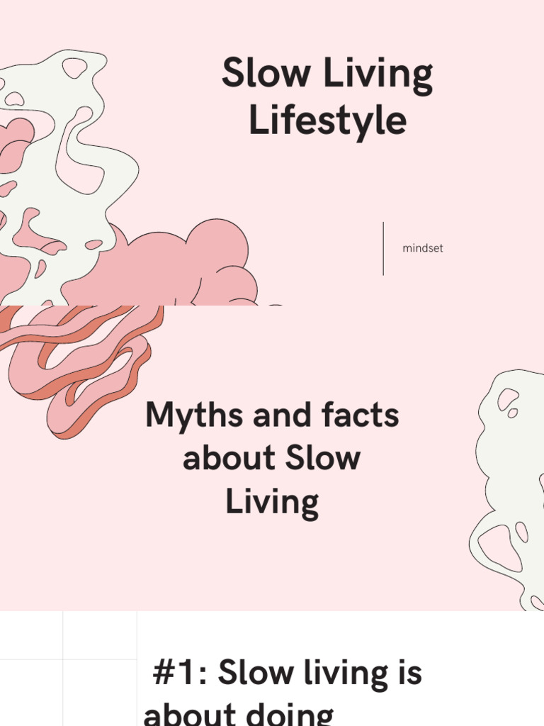 Understanding Slow Living Principles | PDF | Self-Improvement