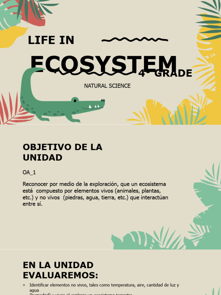 Science Unit 1 | PDF | Ecosystem | Natural Environment