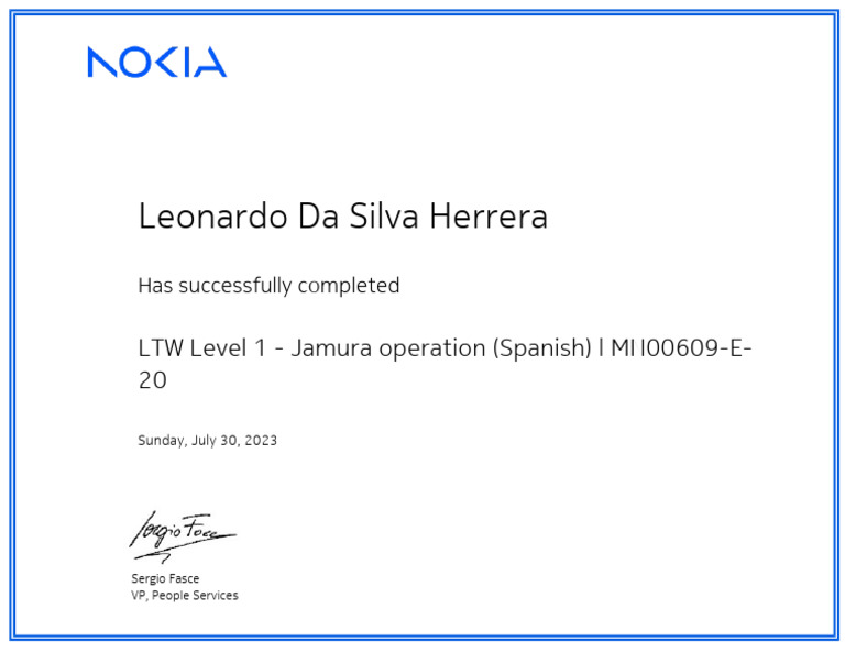 Jamura Operation Level 1 Completion | PDF