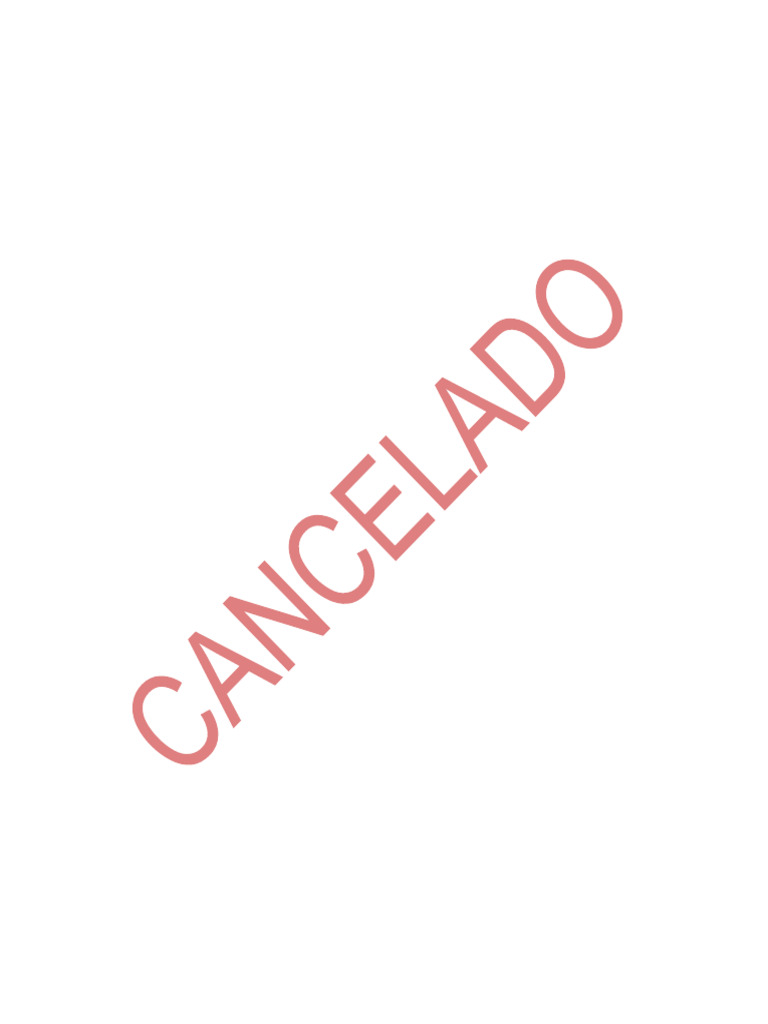 CANCELADO | PDF