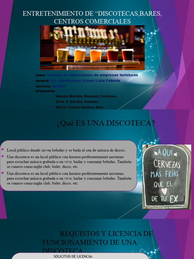Entretenimiento de Bares y Discotecas A2 | PDF | Club nocturno