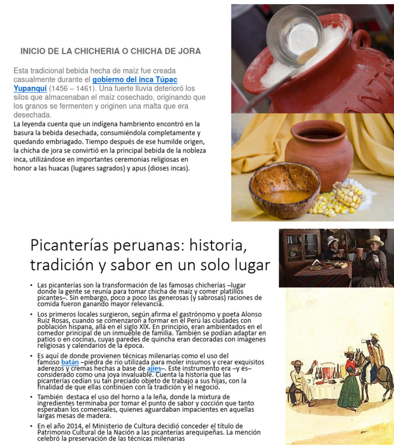 Chicheria y Picanteria | PDF